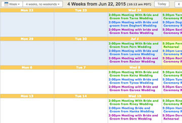 Screenshots & Live Sample Calendars | Keep&Share