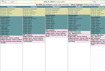 Screenshots & Live Sample Calendars | Keep&Share