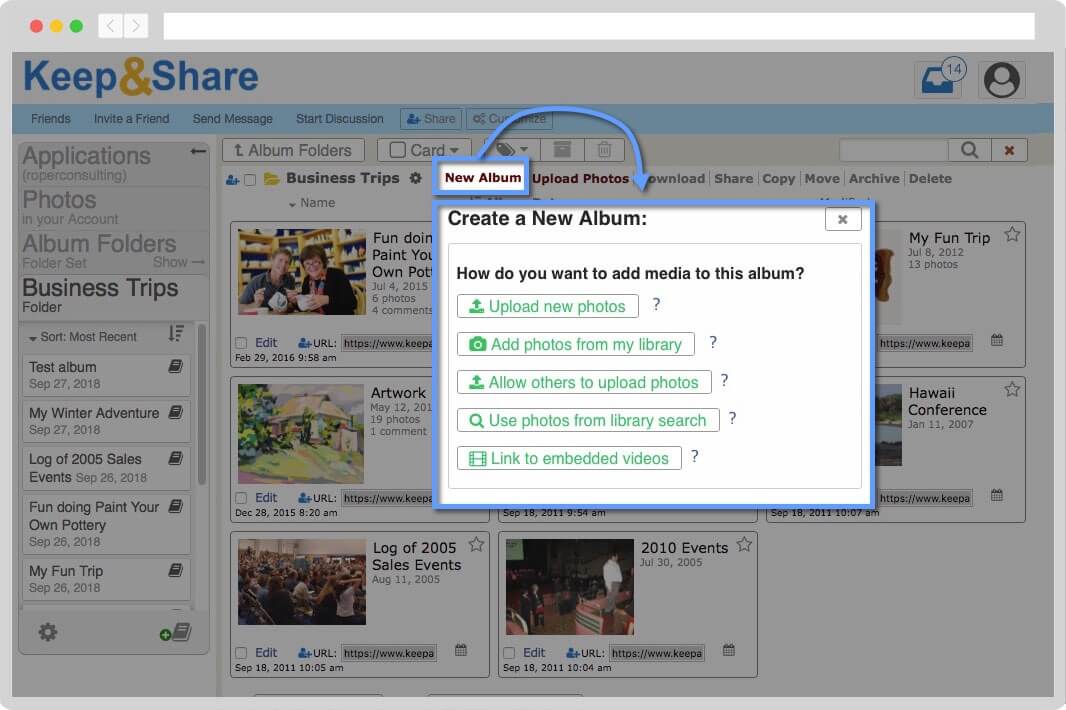 Secure Online Photo & Photo Album Sharing | KeepandShare